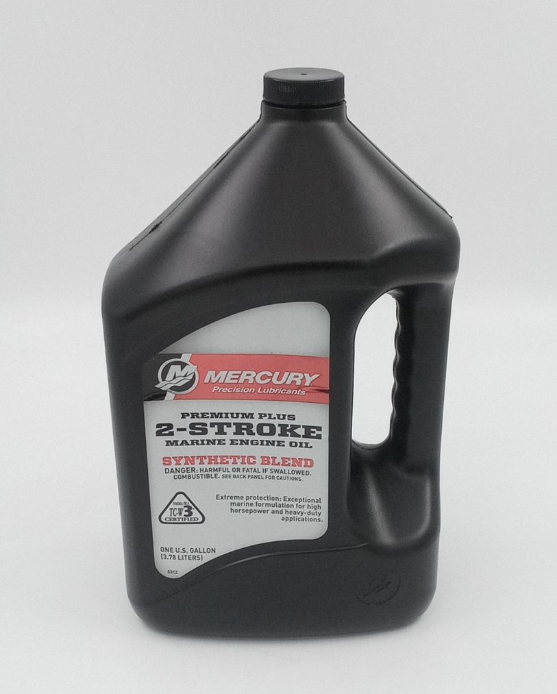 92 858027K01 | Mercury Marine TC-W3 Premium Plus 2-Stroke Outboard Oil ...