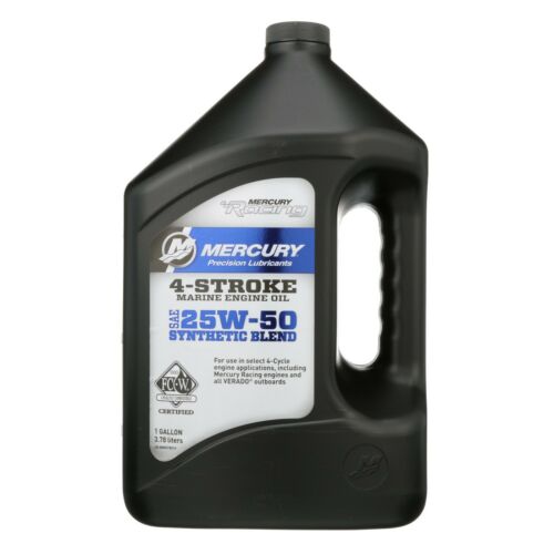 92 8M0078014 | Mercury Racing 25W-50 Semi-Synthetic 4-Stroke Engine Oil ...